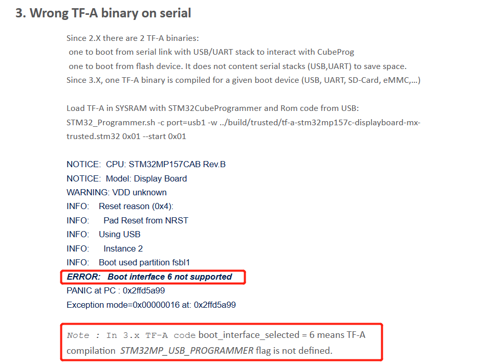 STM32MP157编译/移植/烧录TF-A固件遇到的问题ERROR: Boot interface 6 not supported-20230316_stm32mp1的tf-a编译报错-CSDN博客