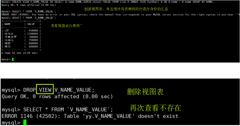 高阶SQL语言VIEW（视图）_sql查看视图的代码-CSDN博客