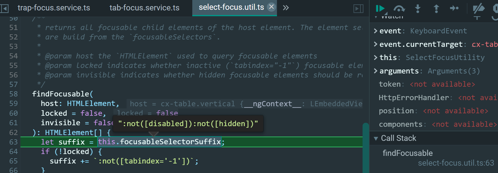 How to find all focusable HTML elements in SAP Spartacus - Programmer ...