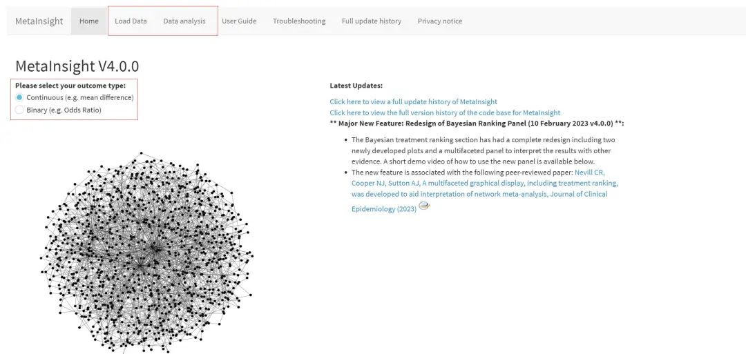 使用网页工具MetaInsight实现对二分类和连续型变量的网状meta分析_meta分析工具-CSDN博客