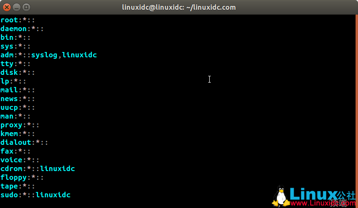 linux shadow文件*,Linux /etc/gshadow文件内容详解-CSDN博客