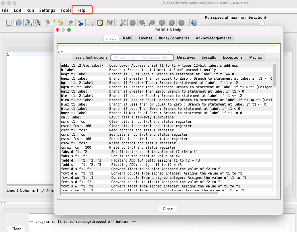 编写第一个RISC-V程序_rars使用-CSDN博客