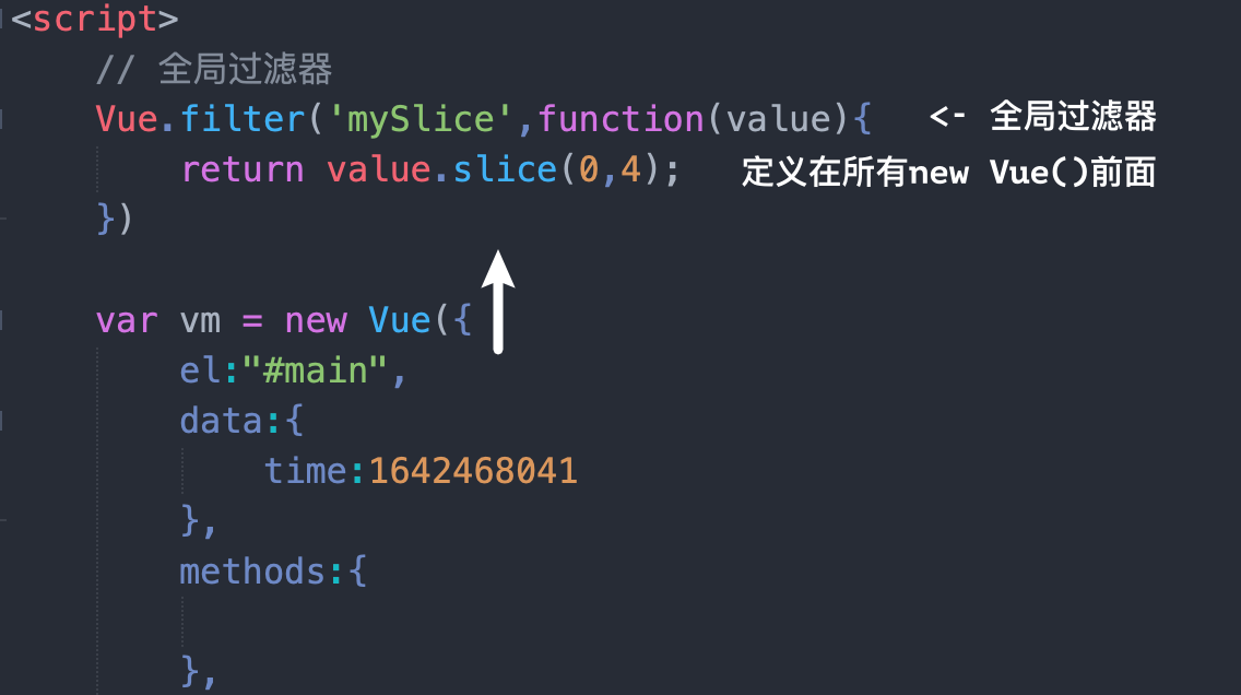 Vue中的局部过滤器filters和全局过滤器filter_vue filters this.yfz[item.yfztype] |-CSDN博客