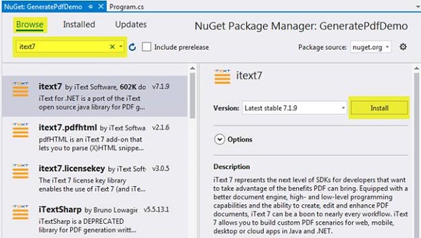 使用 C#、.NET 和 iText 7 生成中文PDF 文档_c# itext7-CSDN博客