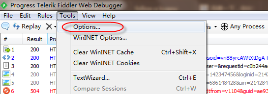 How to view APP request interface, interface parameters and return values using Fiddler ...