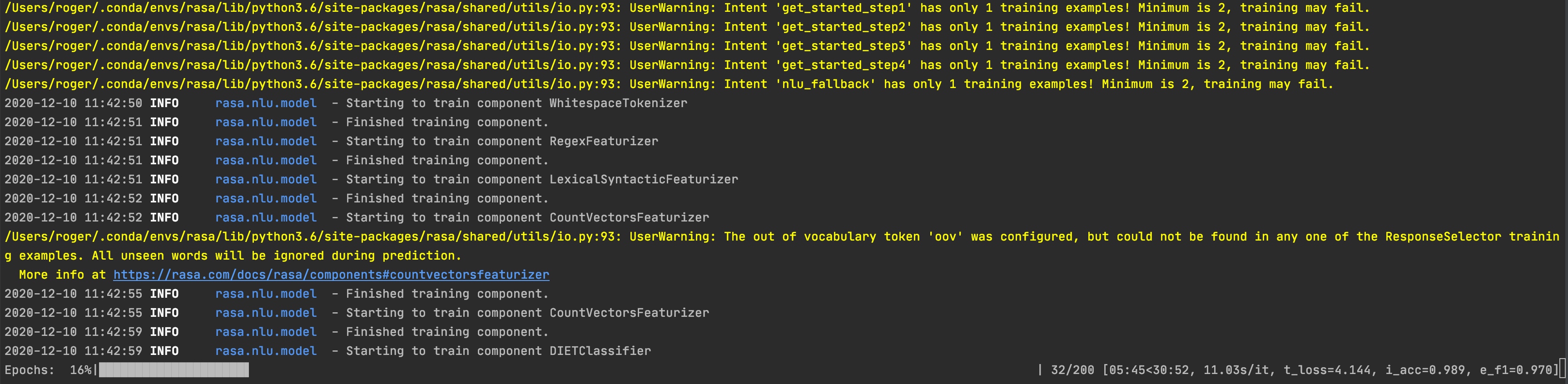 【深度学习】Rasa中文对话机器人入门-上篇_source activate rasa2-CSDN博客