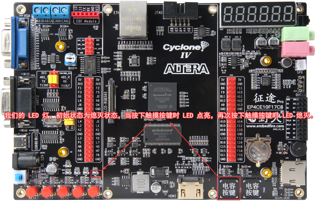 [FPGA 学习记录] 触摸按键控制LED灯_foga电容式按键程序-CSDN博客