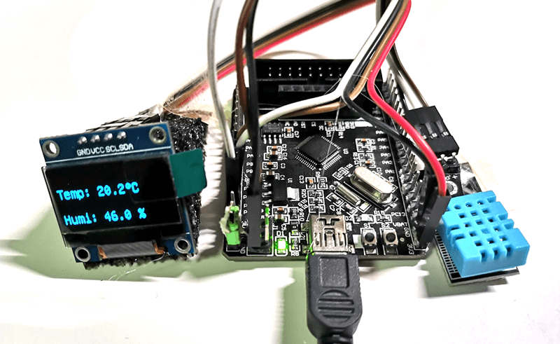 STM32外接DHT11显示温湿度_stm32的dht11怎么检测温湿度-CSDN博客