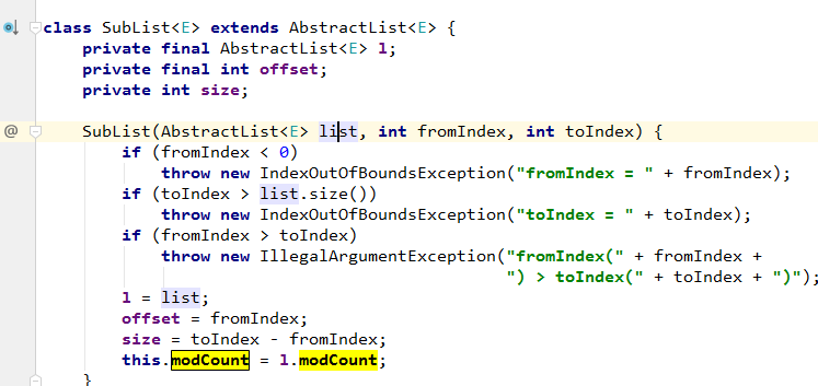 java list sublist_Java List的SubList使用问题-CSDN博客