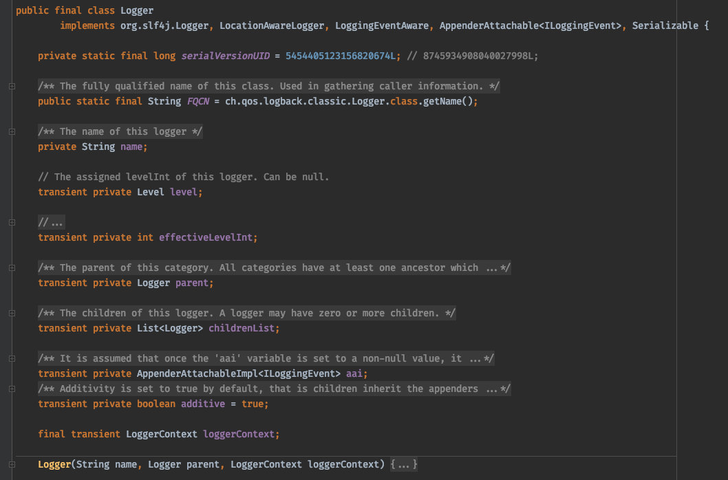 Logback 的顶级接口_ch.qos.logback.classic.logger-CSDN博客