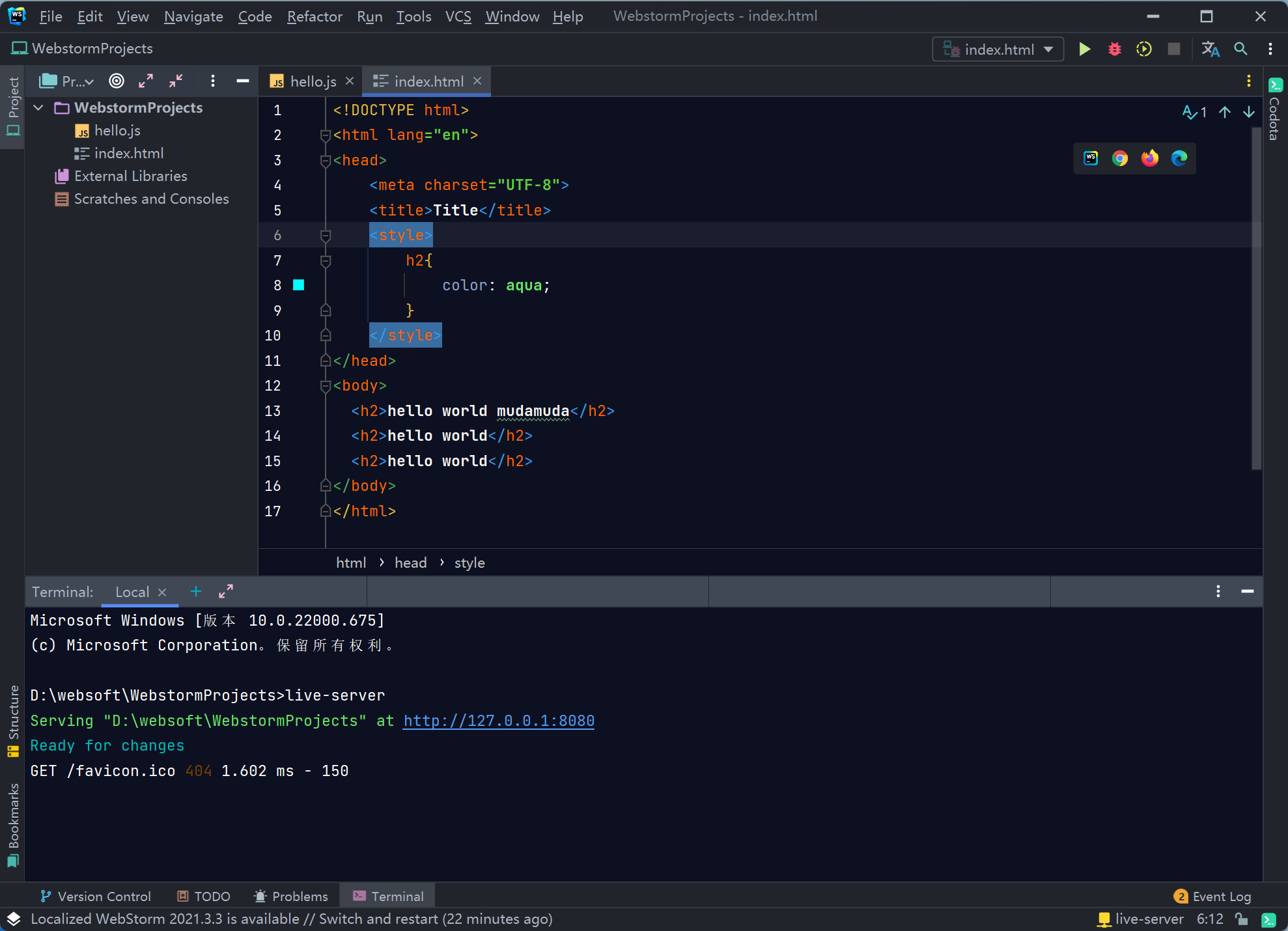 webstorm live-server_webstorm live server-CSDN博客