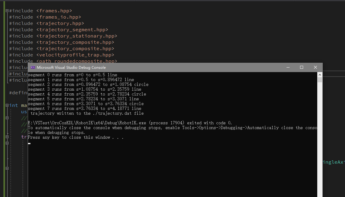 VS2019、Cmake搭建Orocos KDL环境_orocos支持六轴-CSDN博客