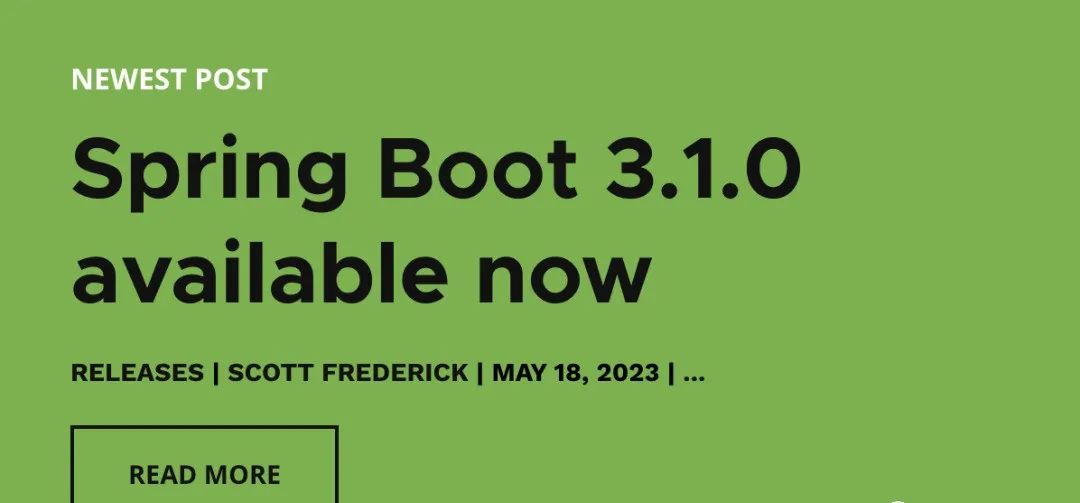 Spring Boot 3.1.0 发布，添加大量新功能和改进-CSDN博客