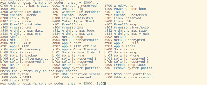 gdisk进行磁盘扩展-CSDN博客