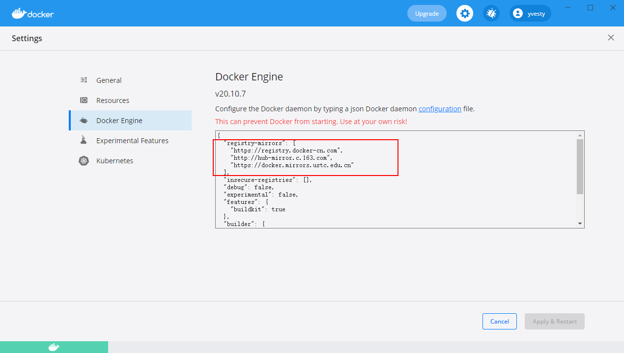 win10-Docker desktop切换中国镜像源_dockerdesktop中文设置-CSDN博客