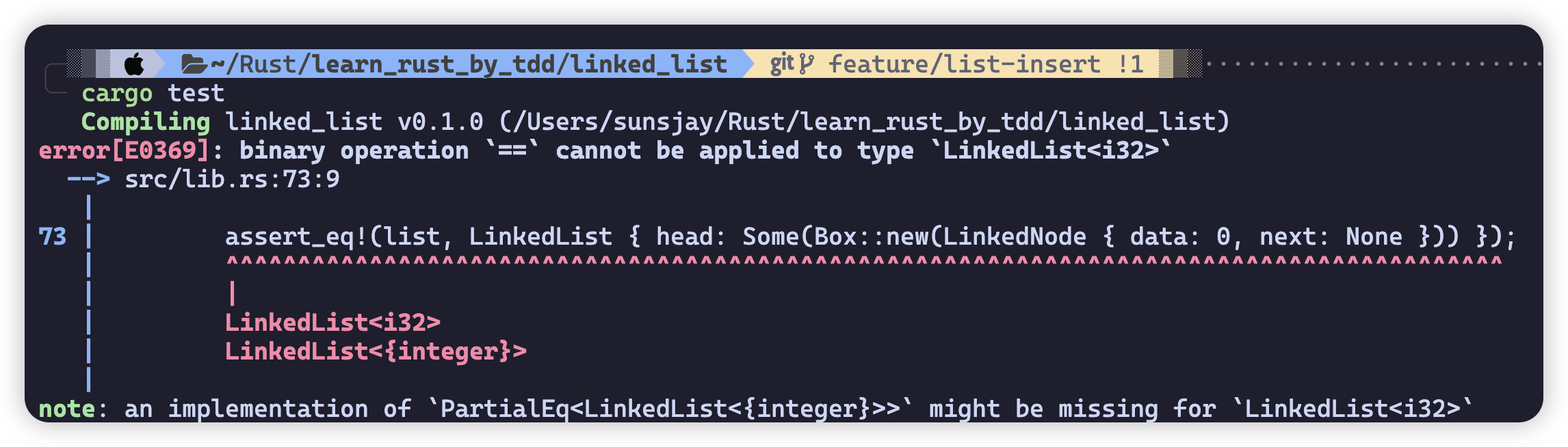 【Rust进阶】通过测试驱动开发学习：03_单链表的插入_用rust如何写驱动-CSDN博客