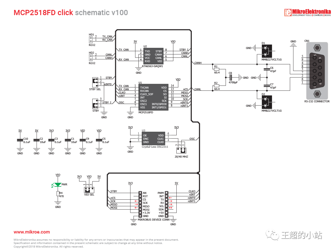 can总线一帧多少字节多少位_MCU扩展CAN/CAN FD接口方案MCP2518FD+ATA6563_一部咯的博客-CSDN博客