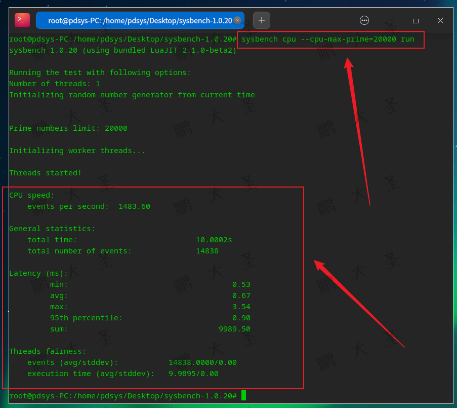 使用Sysbench测试统信UOS或麒麟KYLINOS的CPU性能_sysbench cpu-CSDN博客