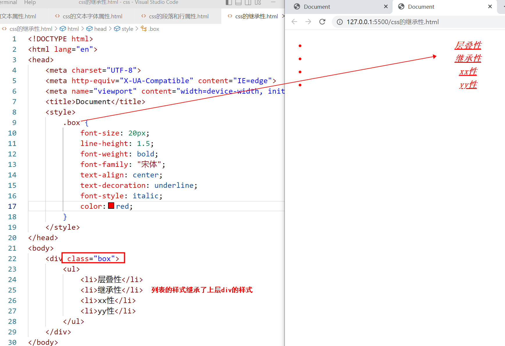 〖大前端 基础入门三大核心之css篇⑩〗 Css的继承性 Css就近原则前提条件 Csdn博客