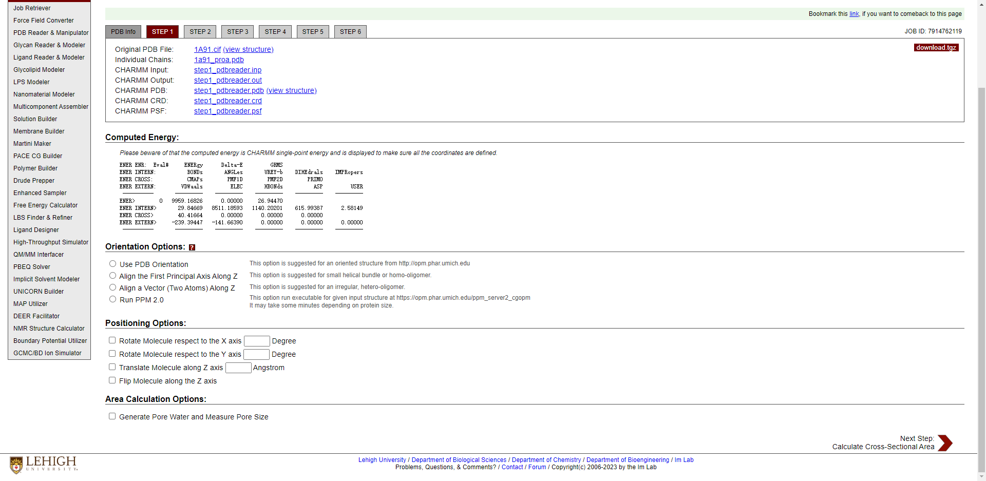 GROMACS复杂体系构建之利用CHARMM-GUI工具_charmm-gui如何安装-CSDN博客