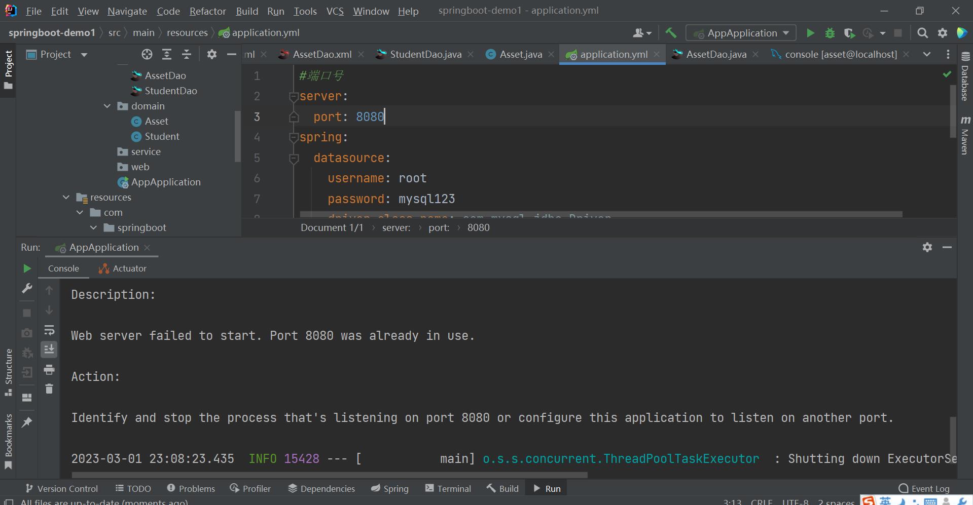 遇到Web server failed to start. Port 8080 was already in use.该如何解决？-CSDN博客
