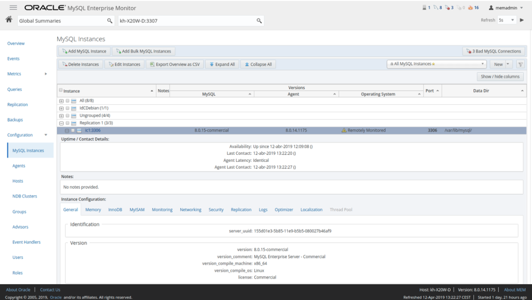mysql enterprise monitor_MySQL官方监管好帮手__MEM(MySQL Enterprise Monitor)-CSDN博客