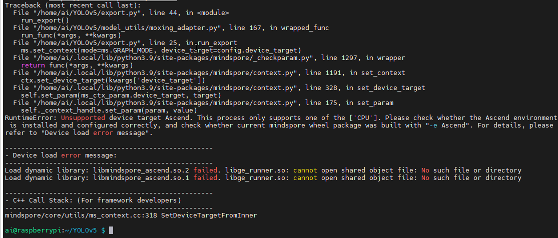 MindSpore应用系列：树莓派上运行YOLOv5进行实时目标检测（二）_树莓派5yolov5实时-CSDN博客
