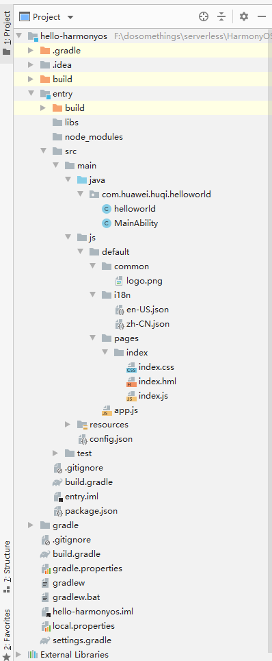 helloworld代码_第一个HarmonyOS“Hello World”运行及代码解析-CSDN博客