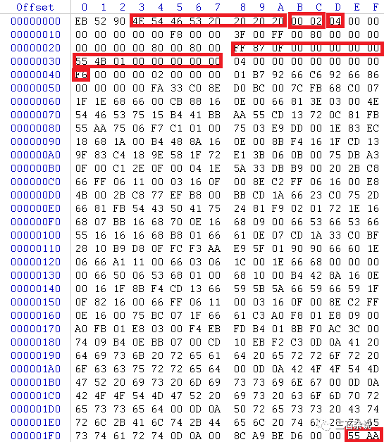 NTFS学习笔记（1）：DBR_ntfs分区dbr中重要参数有-CSDN博客