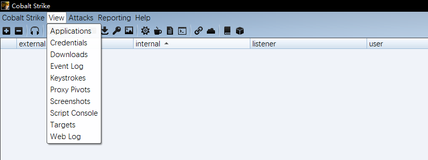 Cobalt Strike界面功能介绍_cobalstrike view视图-CSDN博客