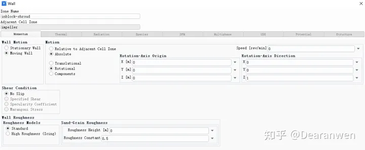 注：Frame Motion和Mesh Motion的适用性Frame Motion用于在相对于固定坐标系定义流体运动时使用。当流体的运动简单且可以由几个参数定义时。例如，如果想模拟绕旋转圆柱 ...