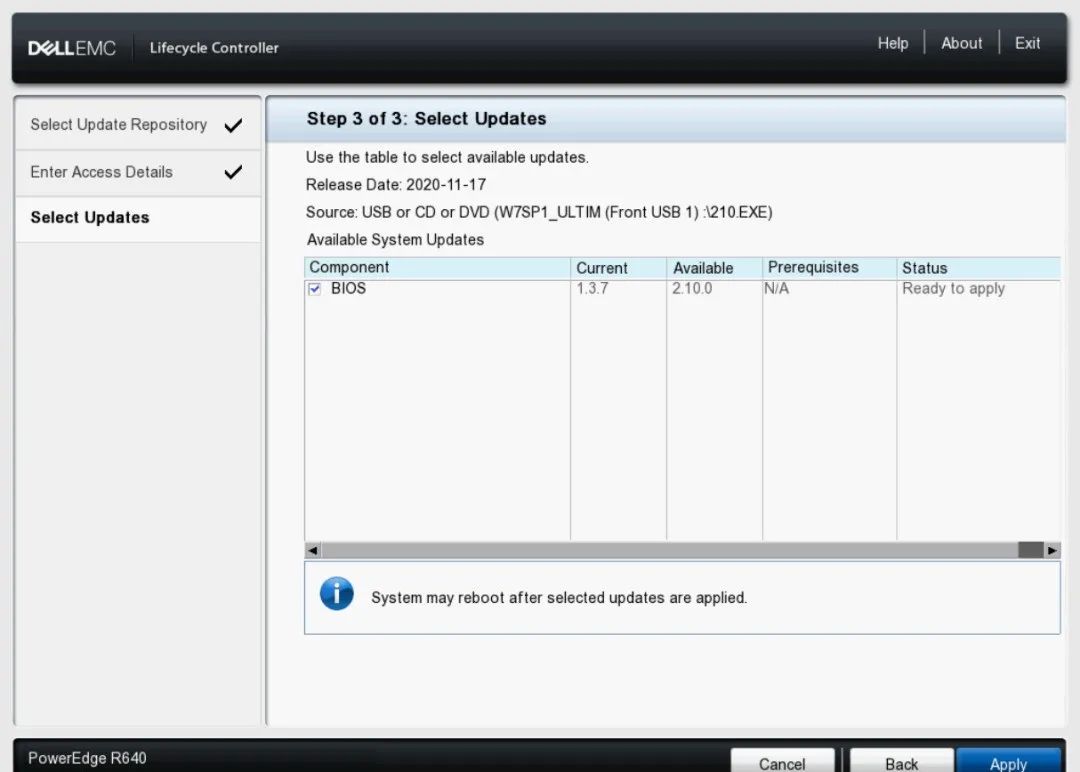 戴尔服务器F10 LifeCycle下升级固件_entering lifecycle controller-CSDN博客