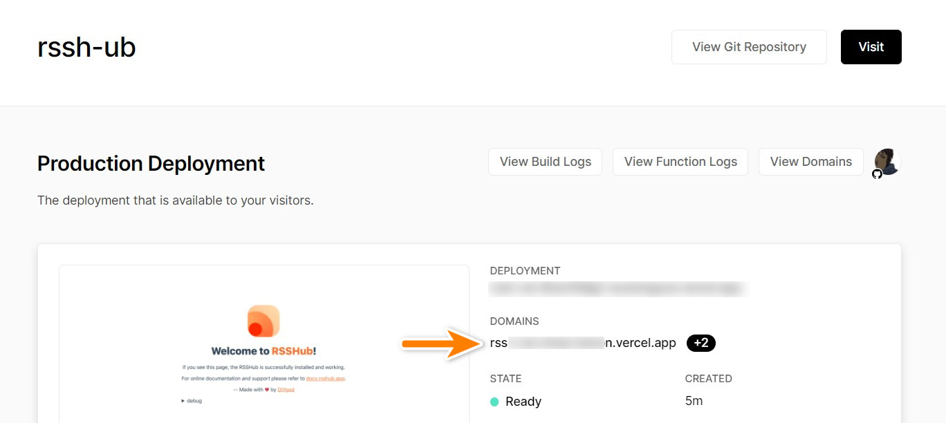 利用Gtihub+Vercel一键部署RSSHub教程（完全免费）_搭建个人rsshub-CSDN博客