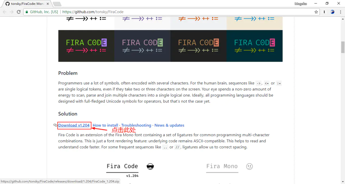 【转载】Fira Code | 为写程序而生的字体-CSDN博客
