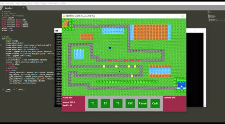 基于Python实现制作的塔防游戏_pygame塔防游戏-CSDN博客