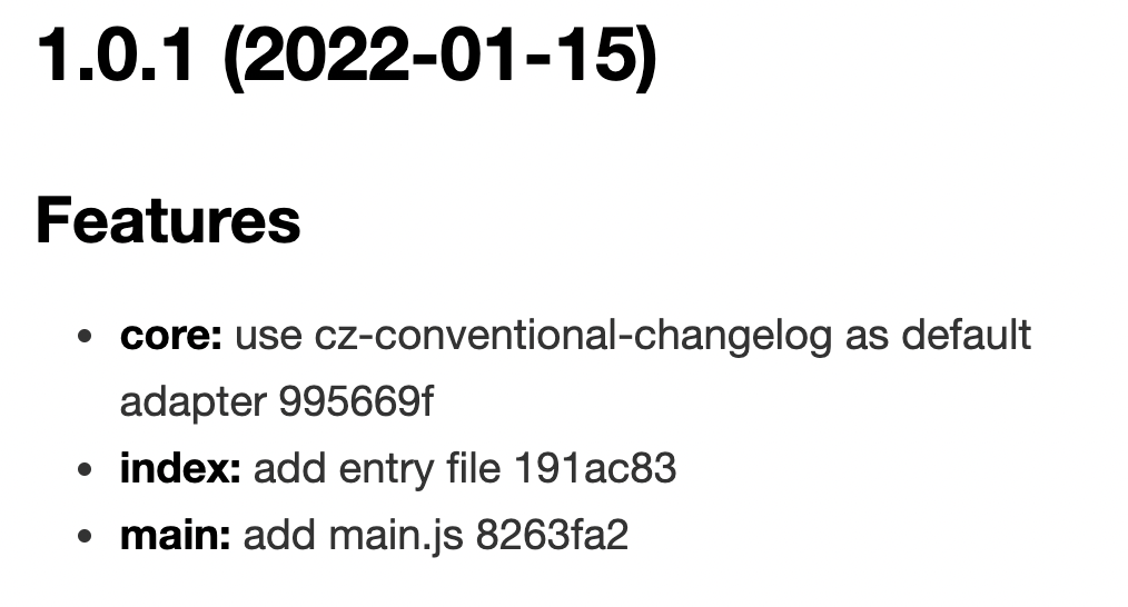 git commit规范 、CHANGELOG生成 和版本发布的标准自动化_conventional-changelog-CSDN博客