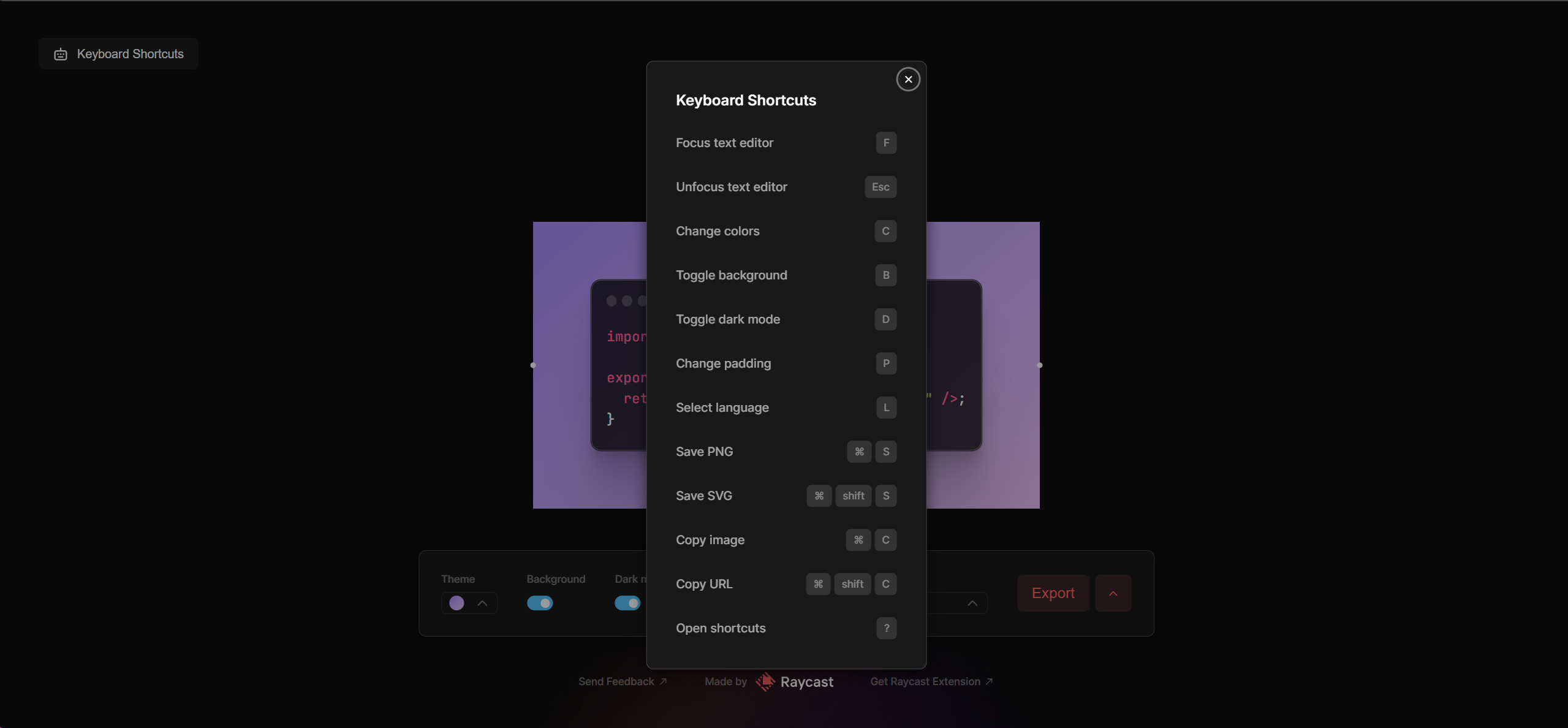 想要把代码片段转成图片？试试这几款在线工具_code-snapshot-CSDN博客