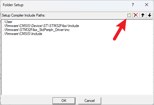 添加STM32F4标准外设库_stm32f4系列的dfp安装-CSDN博客