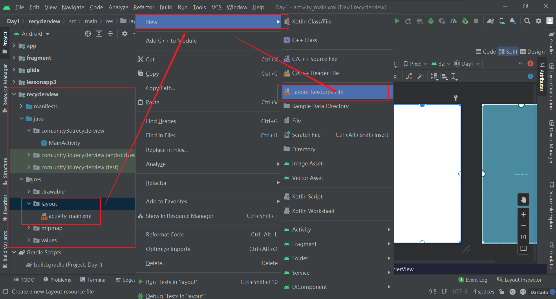 『Android基础入门』RecyclerView列表组件的简单使用_item.xml-CSDN博客