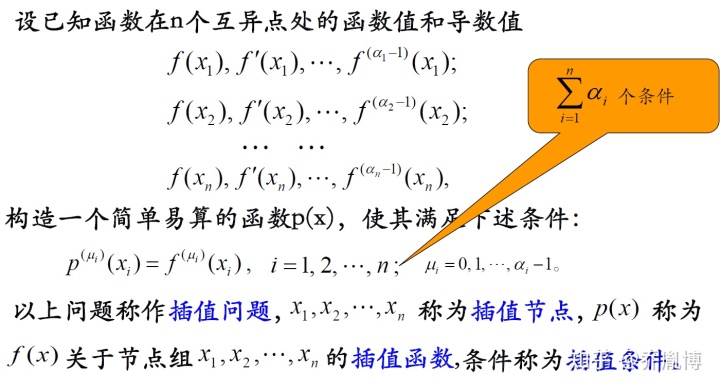多项式的拟合与插值例题矩阵与数值计算（12）——lagrange插值、newton插值、hermite插值 Csdn博客 