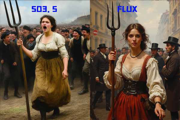 SD3.5荣登新王？我做了个和Flux的对比_flux和sd哪个更厉害-CSDN博客