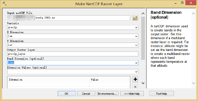 ArcGIS将网格降雨数据（.nc文件格式）转换为TIFF格式_arcgis网格化tif-CSDN博客