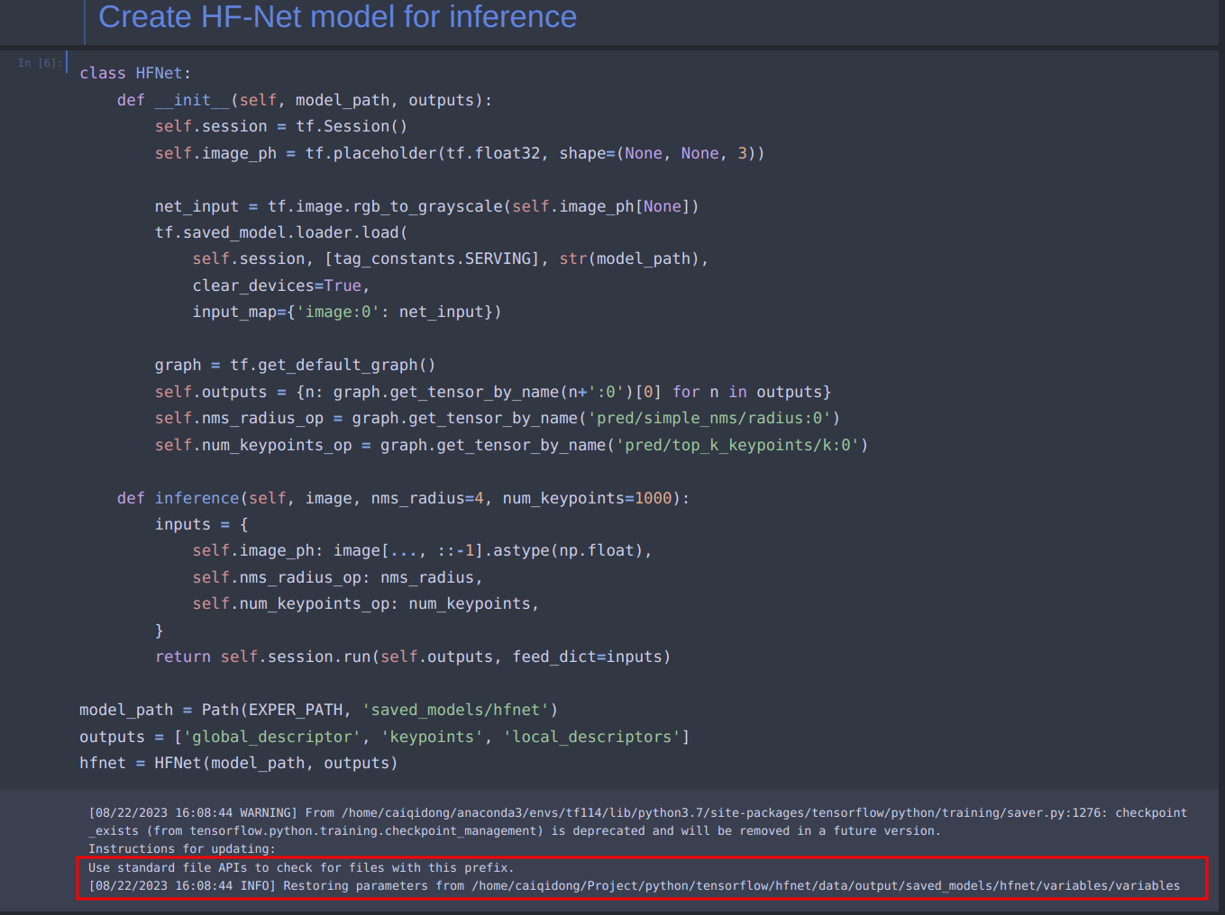 【VSLAM】HF-Net框架学习（一）——配置环境以及运行Demo程序_hfnet-CSDN博客