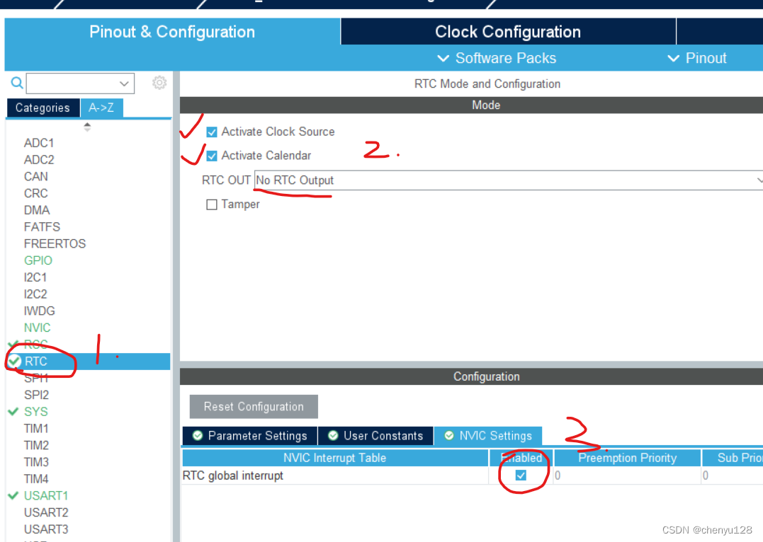 STM32 RTC实现日历读取以及设置输出时间_如何调用rtc函数完成日期时间的显示-CSDN博客