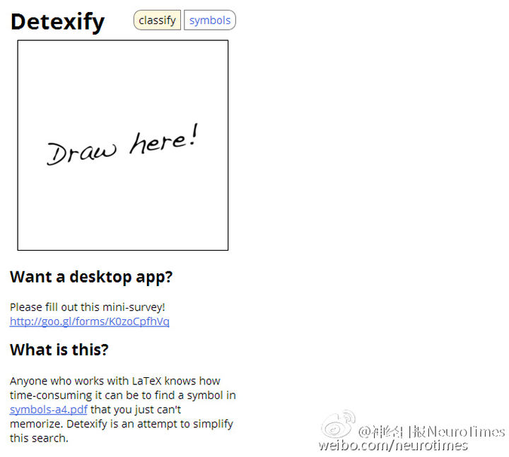 提升 LaTeX 效率的小工具：Detexify LaTeX handwritten symbol recognition-CSDN博客