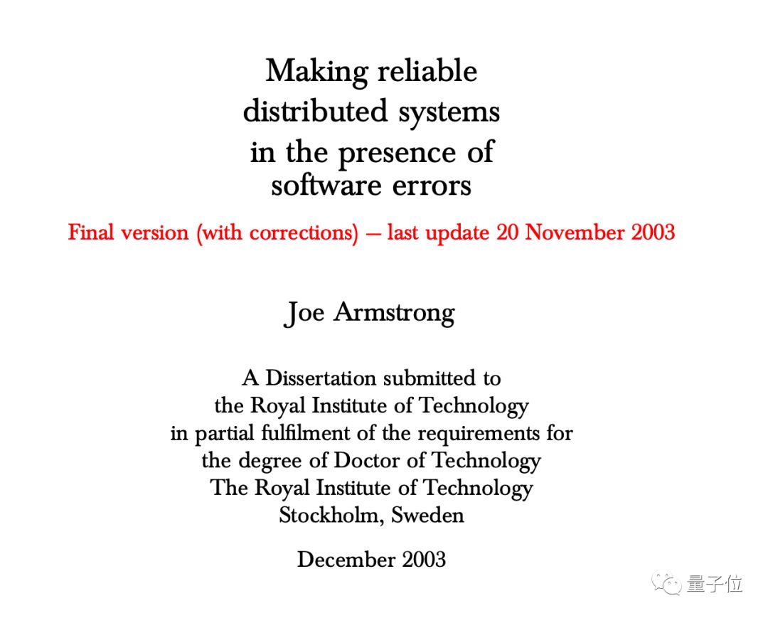 Erlang之父Joe Armstrong去世-CSDN博客
