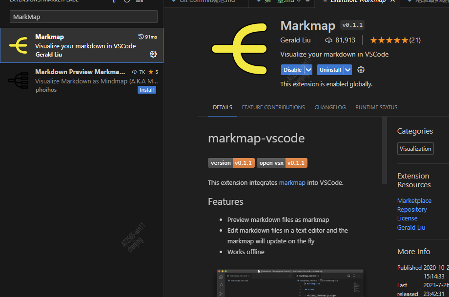 如何把MarkDown文件转换为思维导图_markmap插件-CSDN博客