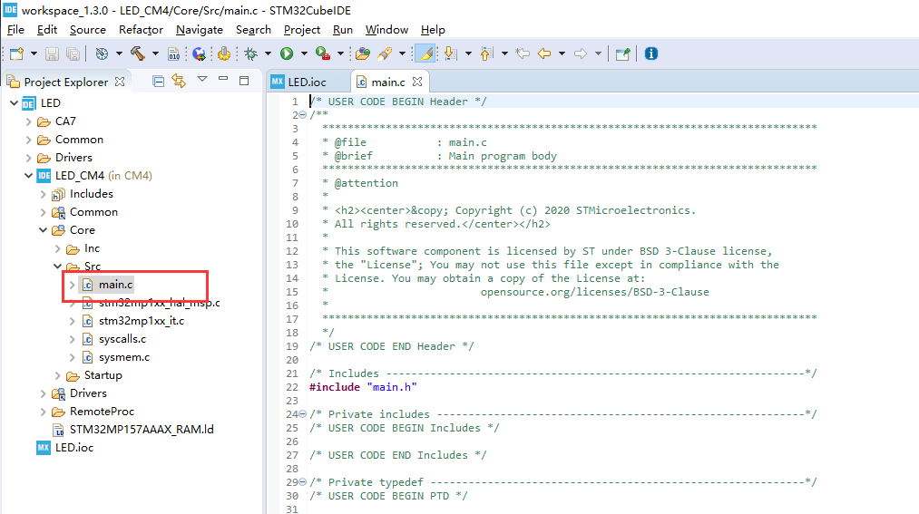 stm32mp1 Cortex M4开发篇2：通过GPIO点亮LED灯详解_控制gpio点亮led灯总结-CSDN博客